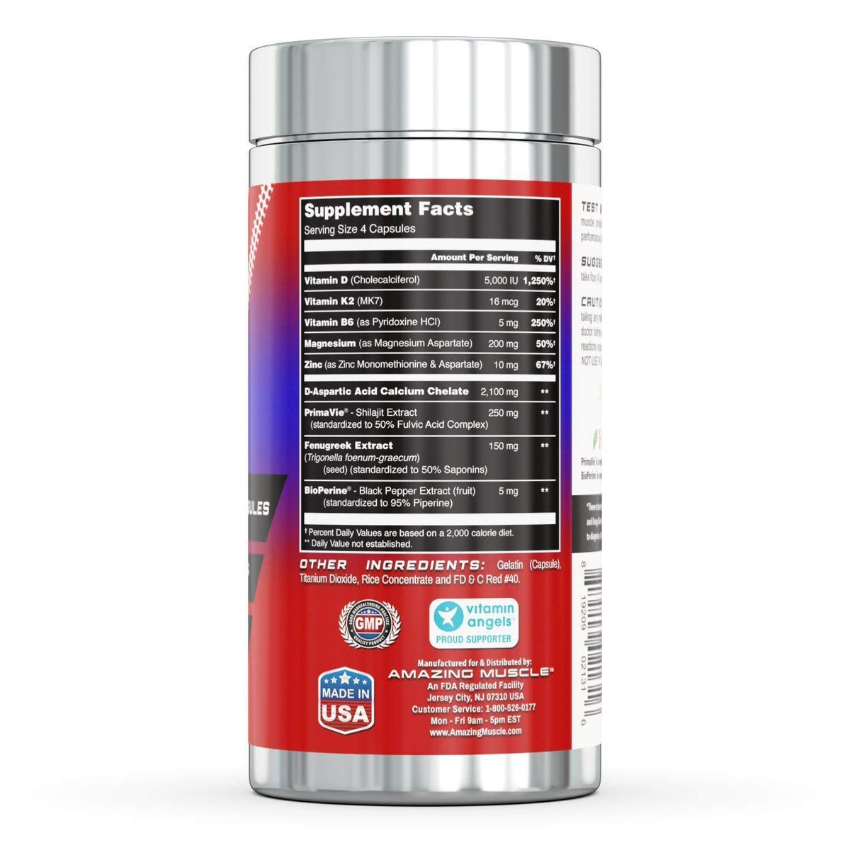 TEST BOOST | Advanced Formula Testosterone Booster Dietary Supplement ...