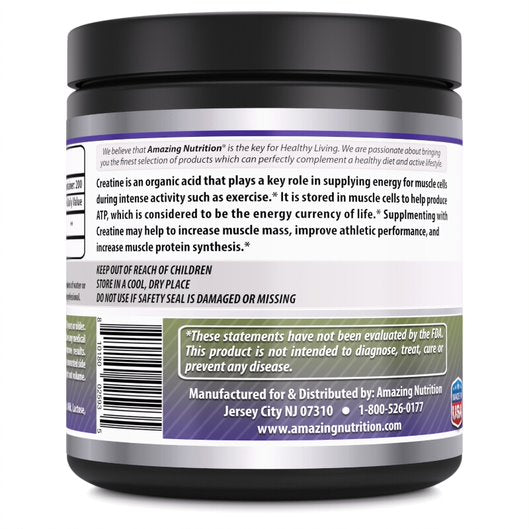 Amazing Formulas Creatine Powder - 1 KG (2.2 Lb), 200 Servings ...
