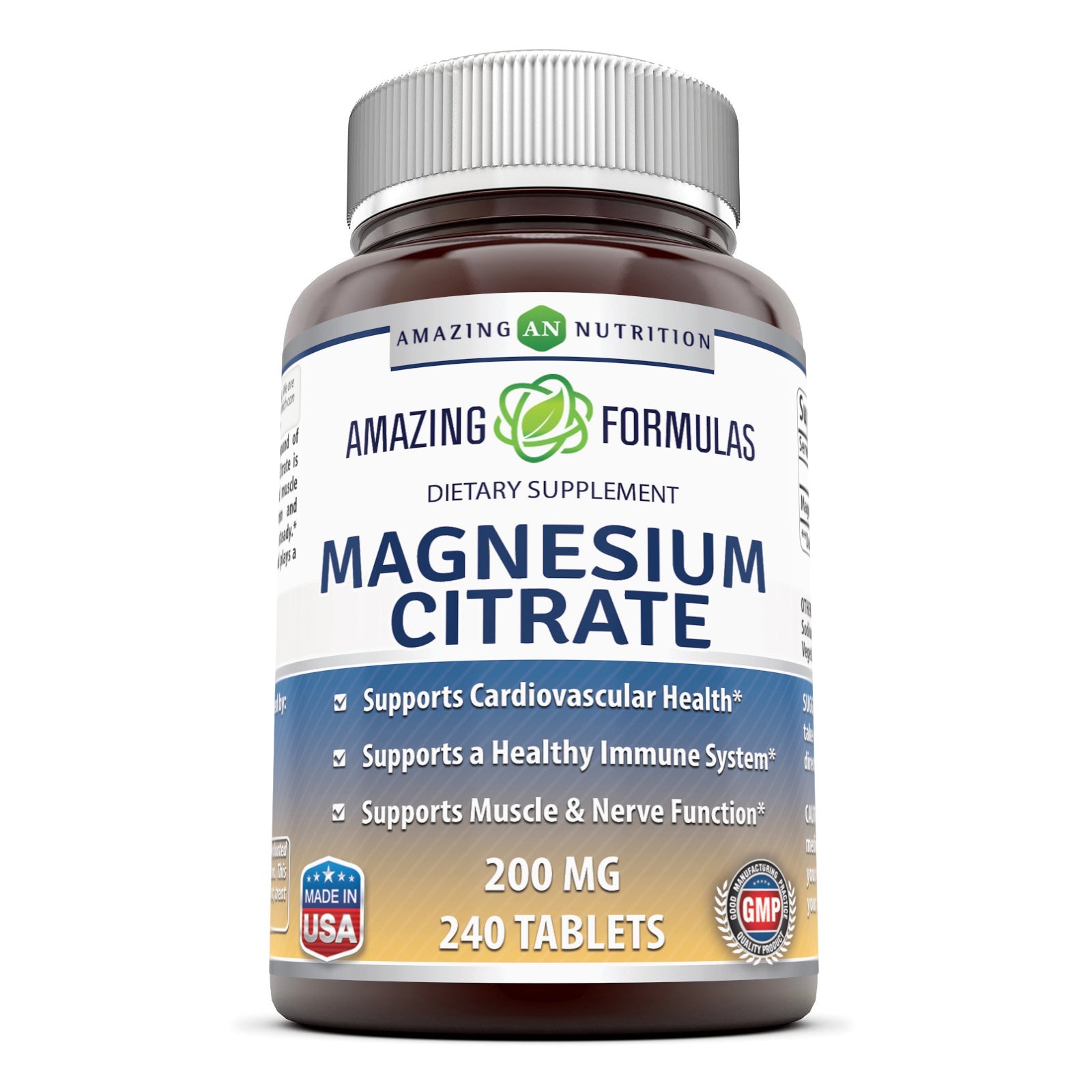 Amazing Formulas Magnesium Citrate 200 Mg 240 Tablets – Amazing Muscle