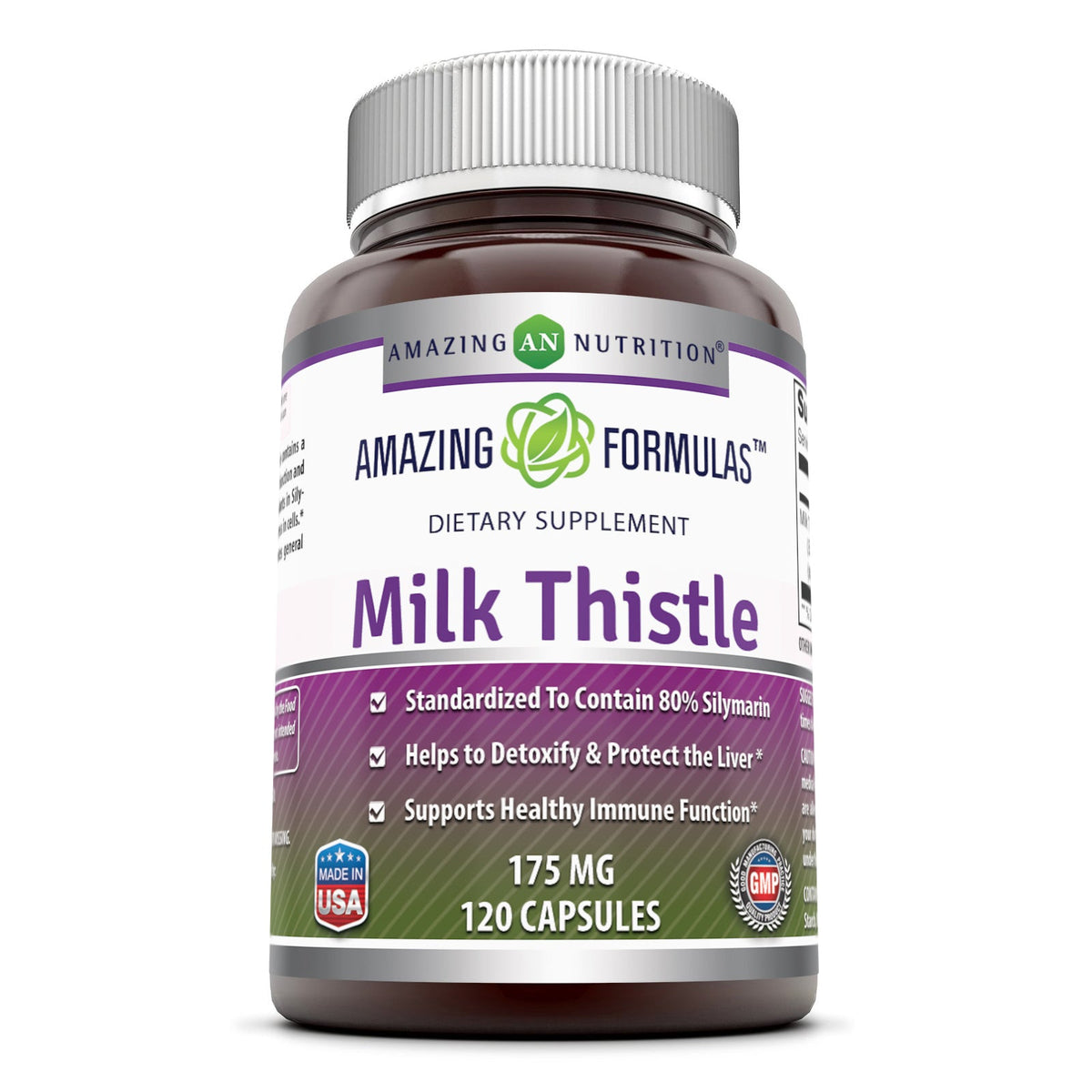 Amazing Formulas Milk Thistle 175 Mg 120 Capsules – Amazing Muscle