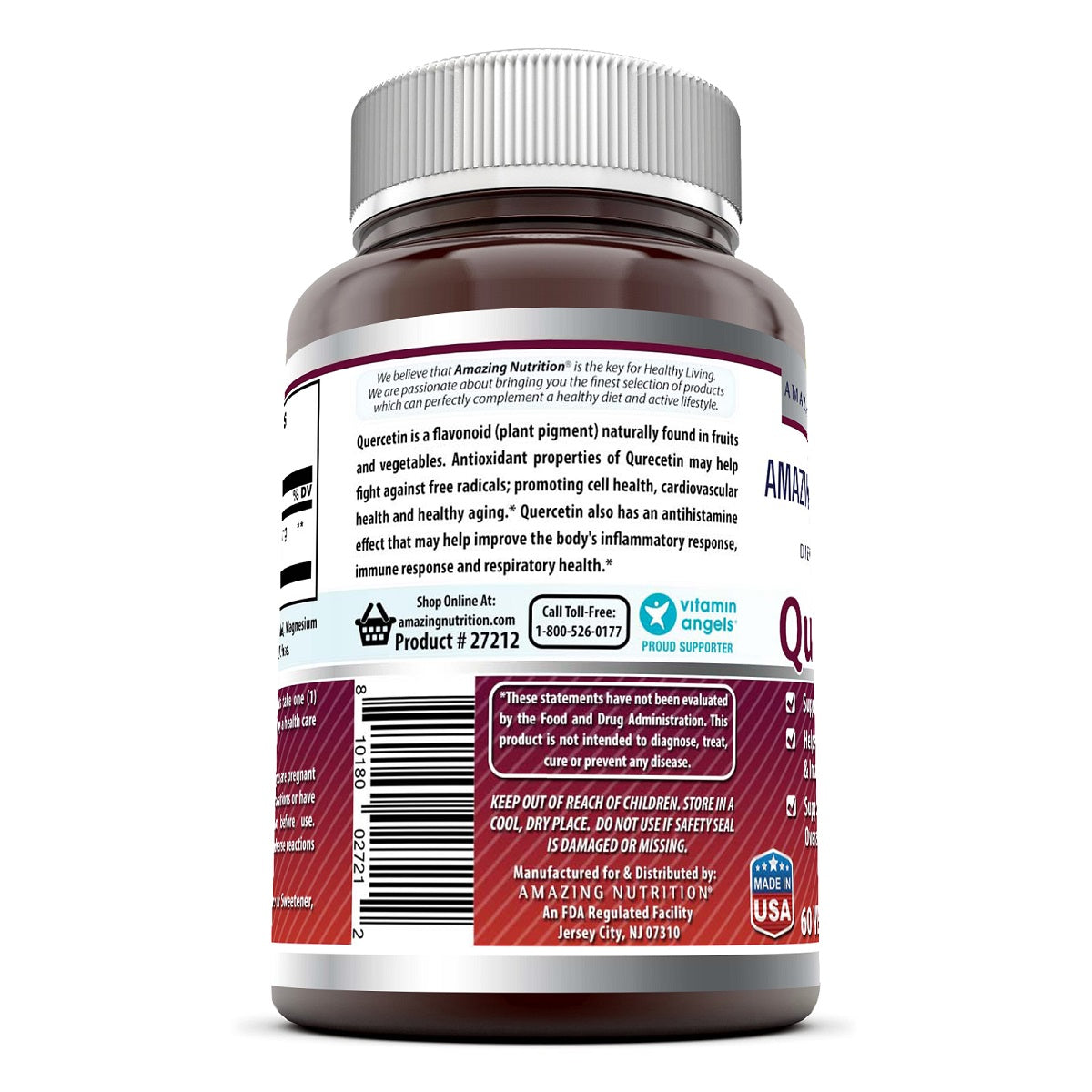 Amazing Formulas Quercetin 500 Mg 60 Vegetarian Capsules – Amazing Muscle